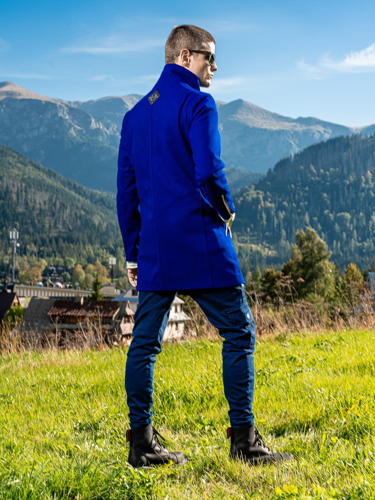 JACKS FURY COAT COBALT - Guns&Tuxedos